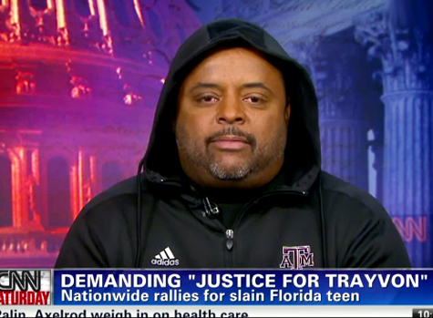 Hooded Roland Martin Demands Justice for Trayvon Martin on CNN